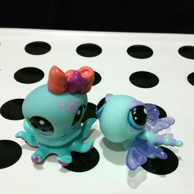 (Lps) Littlest Pet Shop Octopus #2237 Dragonfly #1343, Hobbies & Toys ...