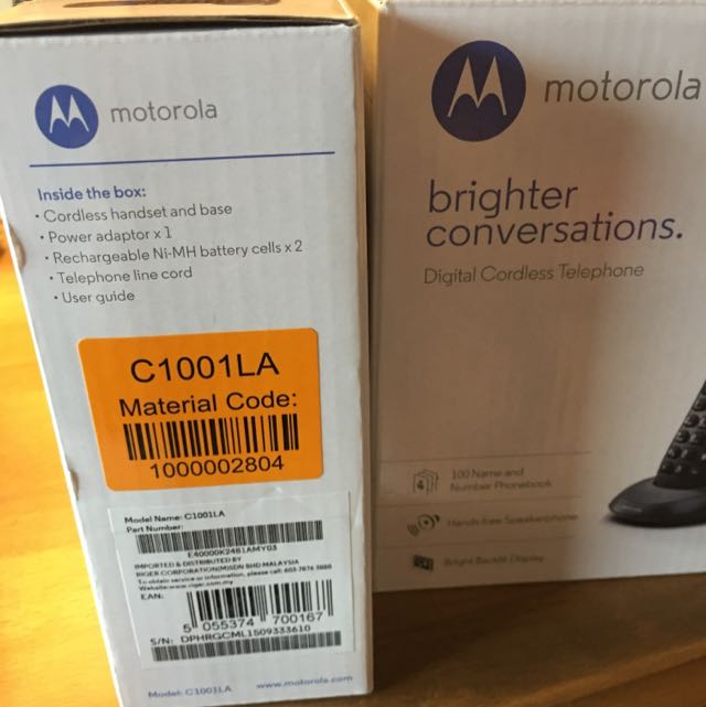 Motorola Digital Cordless Telephone, Audio, Voice Recorders on Carousell