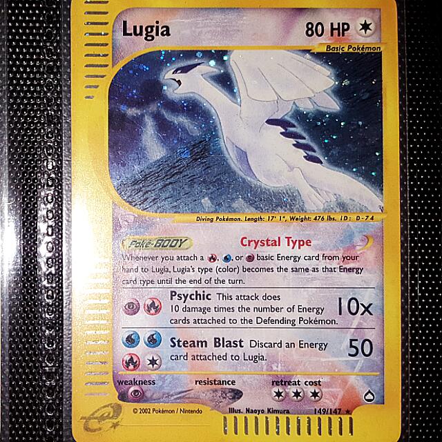 Complete Crystal Type Pokemon Cards, Hobbies & Toys, Toys & Games on ...