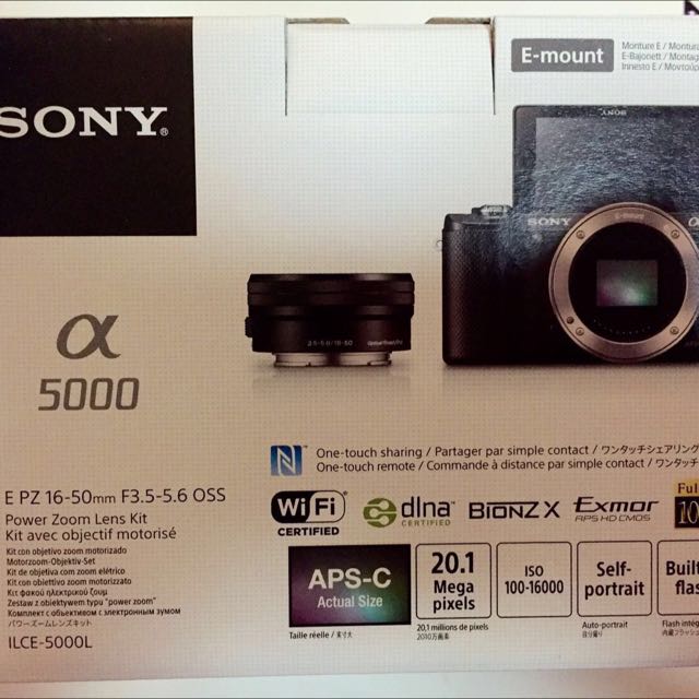 BN SONY ALPHA 5000 CAMERA, Computers & Tech, Parts & Accessories ...