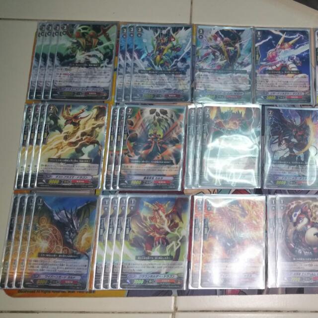 Cardfight Vanguard Dragonic Kaiser Deck With Strides, Hobbies & Toys ...