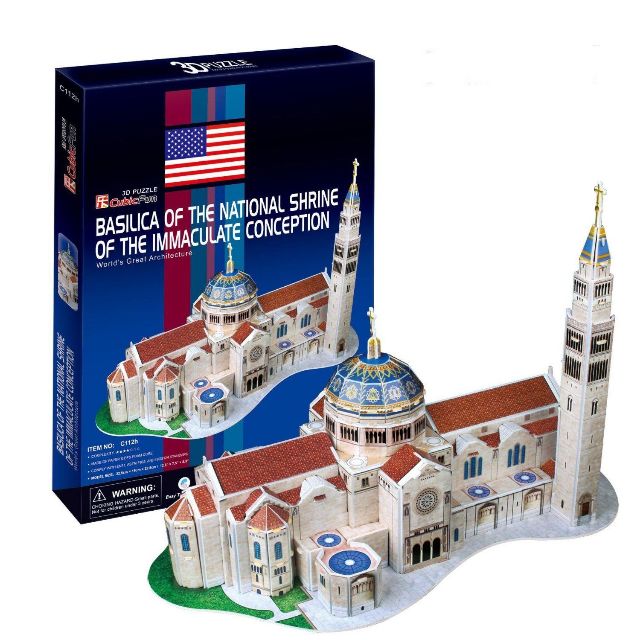 CubicFun 3D Puzzle "Basilica of the National Shrine of the Immaculate ...