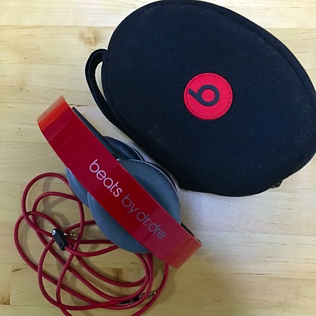Beats By Dr. Dre SOLO HD Red (Special Edition), Computers & Tech, Parts ...