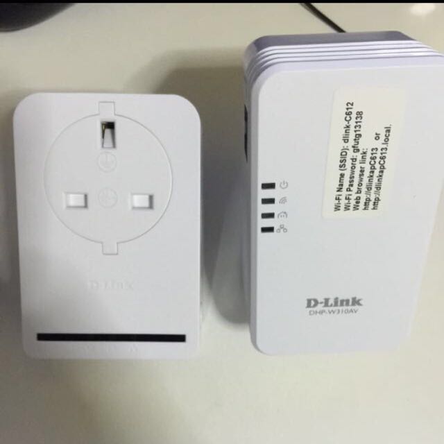 DLINK POWERLINE WIRELESS ADAPTOR STARTER KIT, Computers & Tech, Parts ...