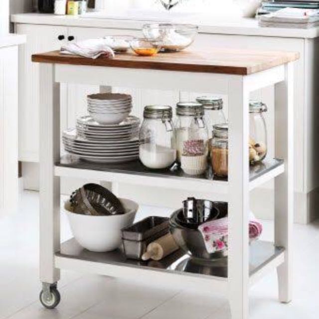 IKEA Stenstorp Kitchen Trolley, Furniture & Home Living, Furniture ...