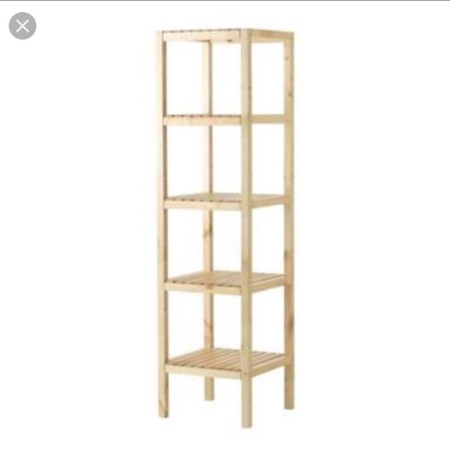 IKEA Wooden Shelving Unit, Furniture & Home Living, Furniture, Shelves ...