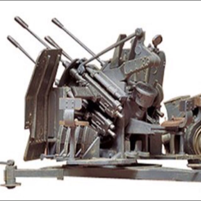 1:35 WW2 Tamiya-35091 20mm Quad Flak 38German_Quadruple_20mm_Anti ...