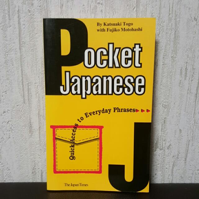 [Book] Pocket Japanese, by Katsuaki Togo & Fujiko Motohashi, Hobbies ...