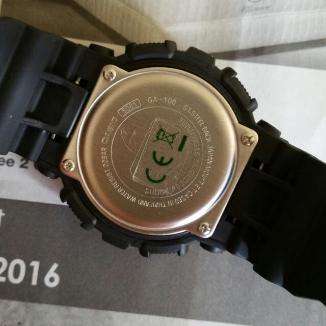 Casio G-Shock GA-100 -1 Black Knight, Computers & Tech, Parts ...