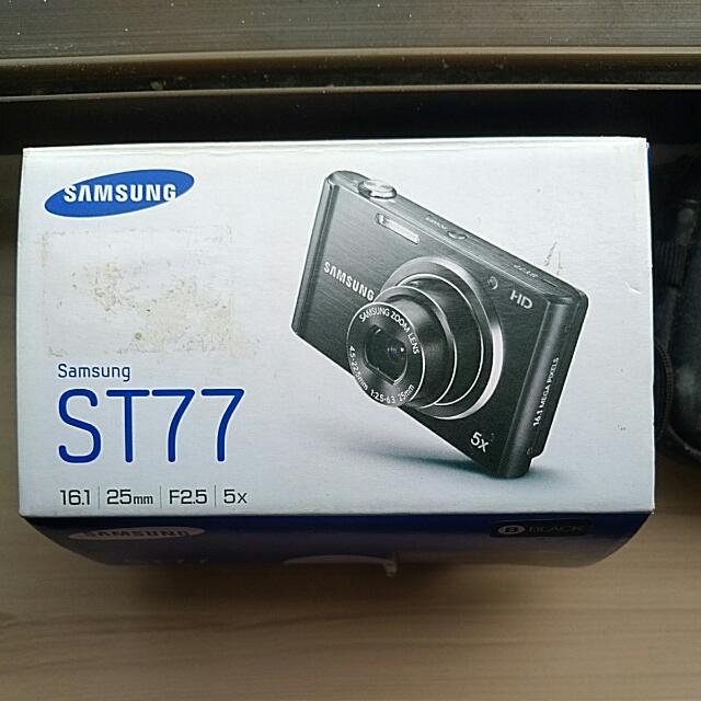 Samsung ST77 Camera (Black), Photography, Cameras on Carousell