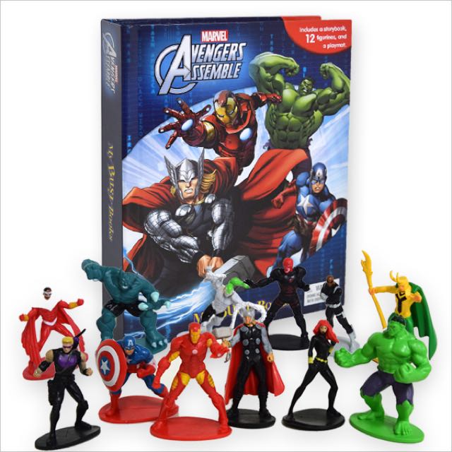 Brand New Marvel Avengers Assemble My Busy Book, Hobbies & Toys, Books ...