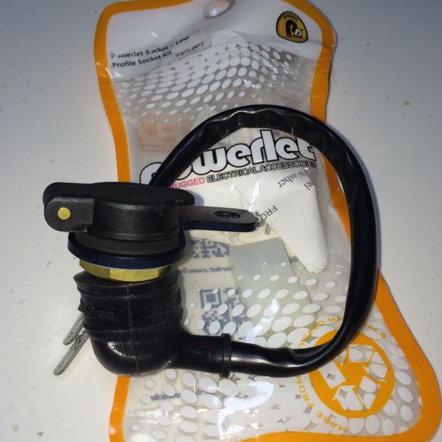 Powerlet Socket With L-shape Holder For BMW Motorcycles, Car ...
