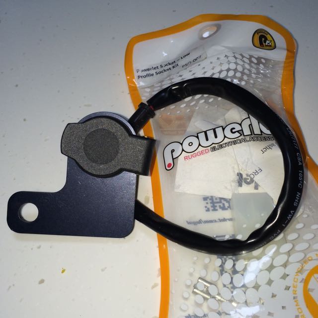 Powerlet Socket With L-shape Holder For BMW Motorcycles, Car ...