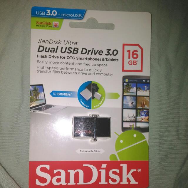 ScanDisk 16GB Thumbdrive, Computers & Tech, Parts & Accessories ...