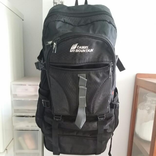 Expandable Camel Mountain Backpack, Men's Fashion, Bags, Backpacks on ...