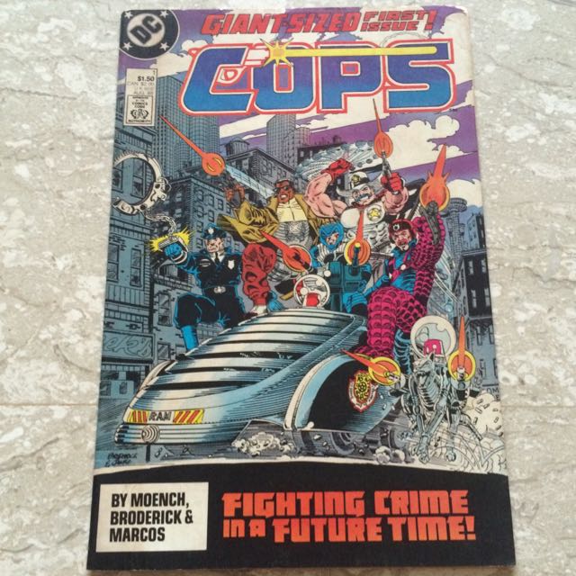Extremely Rare #1 DC Cops Comic 1988, Hobbies & Toys, Memorabilia ...