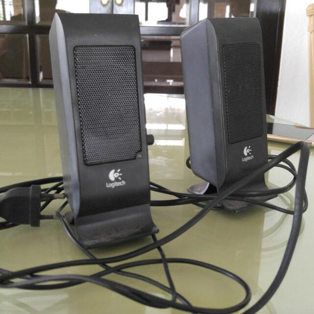 Logitech S-100 Black Speakers, Computers & Tech, Parts & Accessories ...