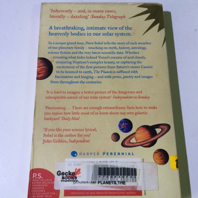 The Planets By Dava Sobel, Hobbies & Toys, Books & Magazines, Fiction ...