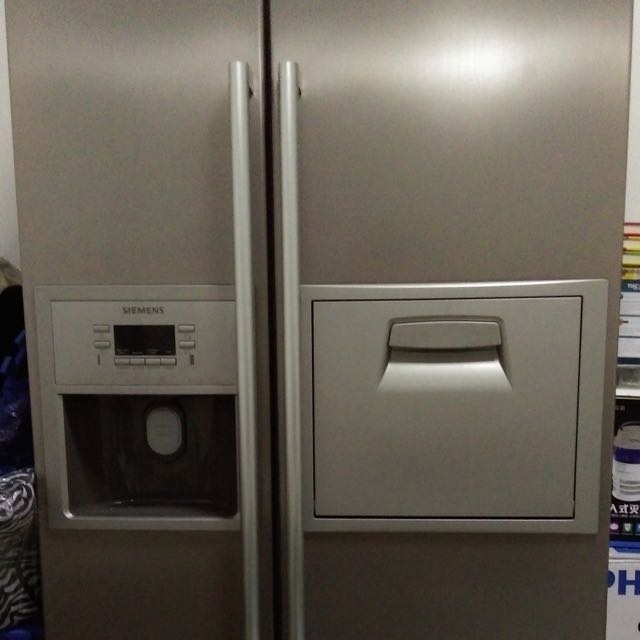WTS Siemens iQ 500 side by side fridge freezer, wt ice & water ...