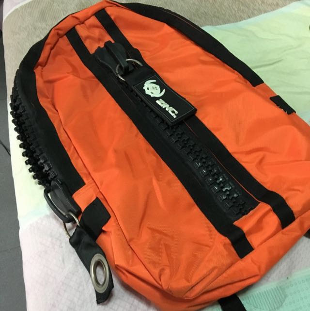 Zinc Big Orange Zip Back Pack, Women's Fashion, Bags & Wallets, Cross ...