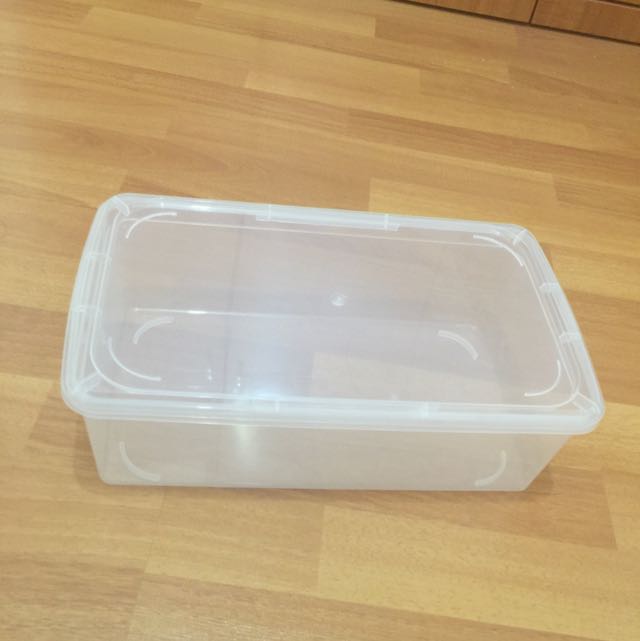 4*Daiso Large 5L Storage Box, Furniture & Home Living, Home Improvement ...