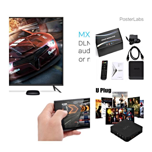 Android MX4 TV Box 4K Ultra HD, Computers & Tech, Parts & Accessories ...