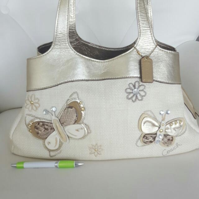 Coach Butterfly Bag, Luxury, Bags & Wallets on Carousell