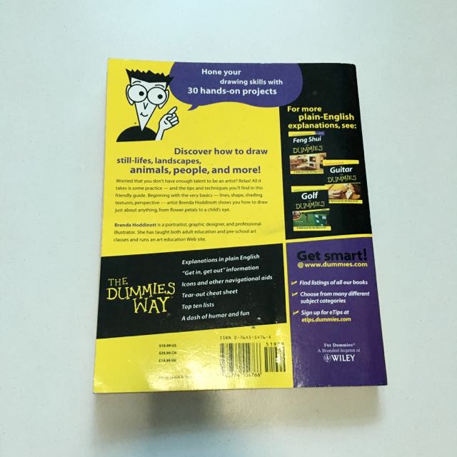 [SOLD] Drawing for Dummies Book, Hobbies & Toys, Books & Magazines ...