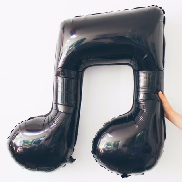 Giant Musical Notes in Black, Babies & Kids, Infant Playtime on Carousell