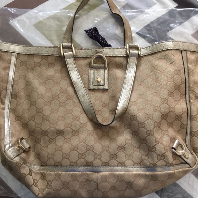 Gucci Tote Bag, Luxury, Bags & Wallets on Carousell