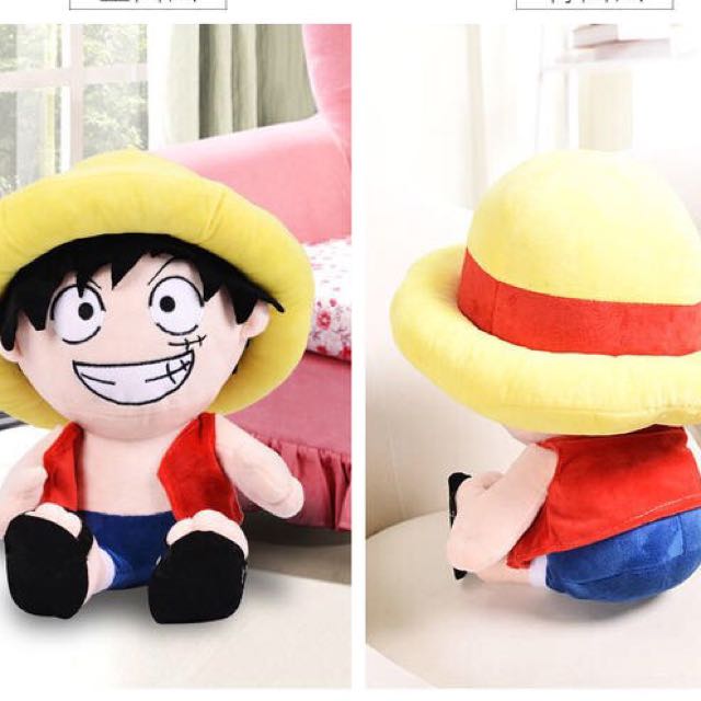 Luffy Soft Toy/ Plushie, Hobbies & Toys, Toys & Games on Carousell
