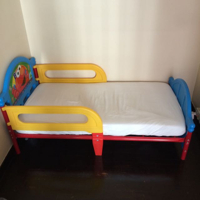 Sesame Street Elmo Cot Bed, Babies & Kids, Baby Nursery & Kids ...