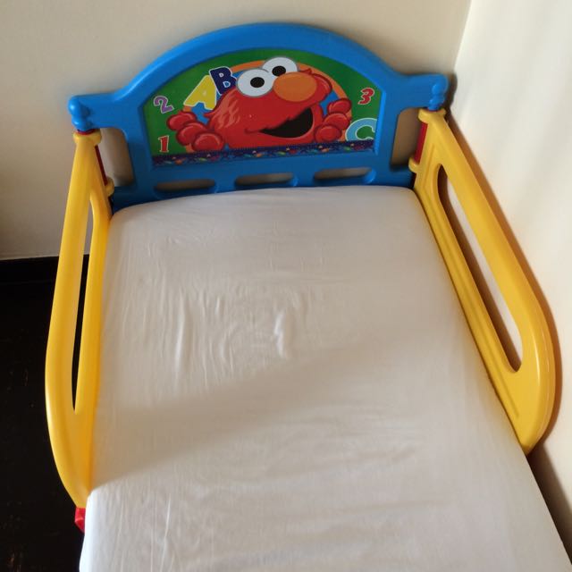 Sesame Street Elmo Cot Bed, Babies & Kids, Baby Nursery & Kids ...
