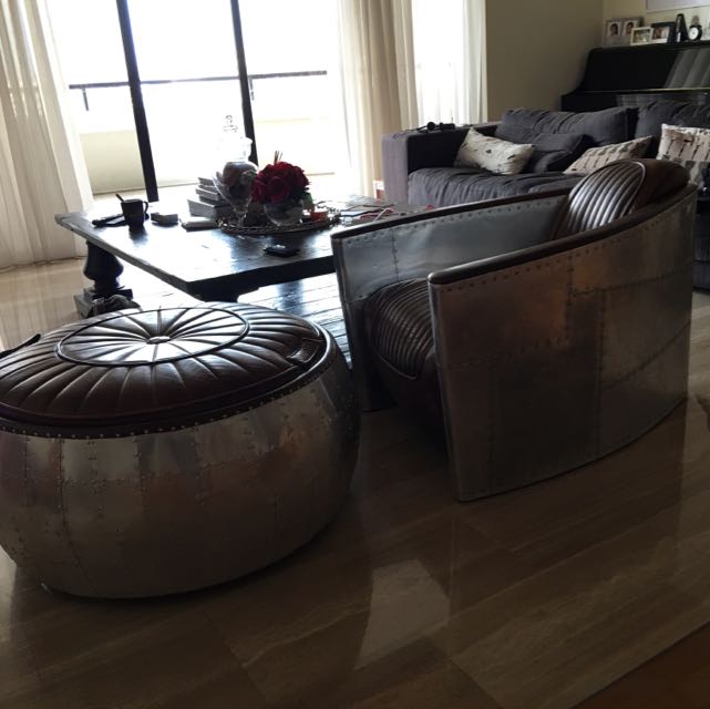 ON hOLD!!! Timothy Oulton Aviator Chair, Furniture & Home Living ...