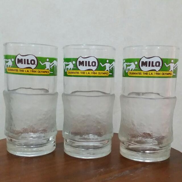 Vintage Milo Olympics L.A. 1984 glass Cup, Hobbies & Toys, Collectibles ...