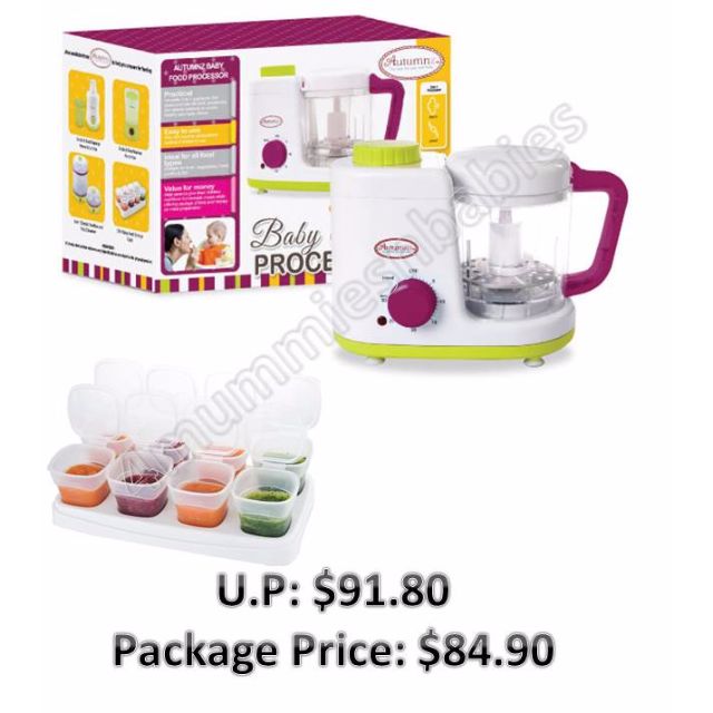 Autumnz - 2-in-1 Baby Food Processor (Steam & Blend), Babies & Kids on ...