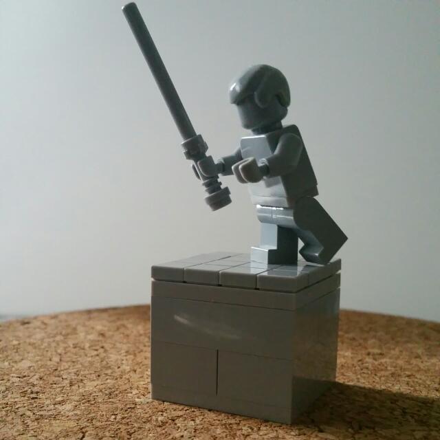 Lego Custom Luke Skywalker Statue, Hobbies & Toys, Toys & Games on ...