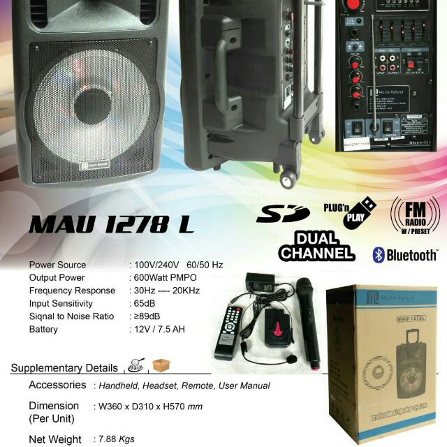 Martin Roland MAU 1278L, Hobbies & Toys, Music & Media, Musical ...