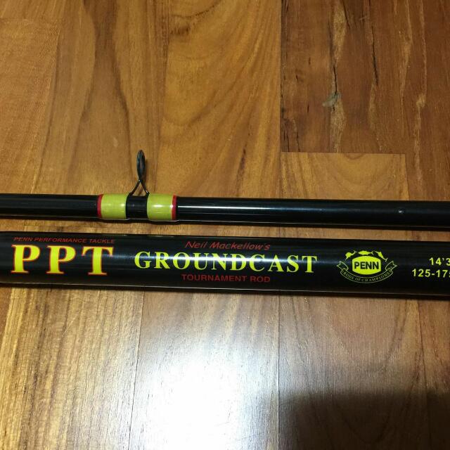 PENN GROUNDCAST PPT FISHING ROD 14.3", Sports Equipment, Fishing on ...