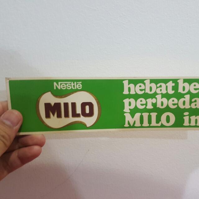 Vintage Milo Stickers, Unused, Hobbies & Toys, Memorabilia ...