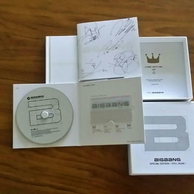 BIGBANG CD With Authentic Signature, Hobbies & Toys, Music & Media ...