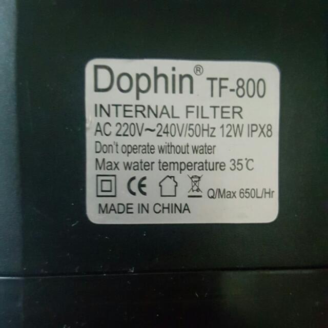 Dolphin TF-800 Filter, Pet Supplies, Homes & Other Pet Accessories on ...