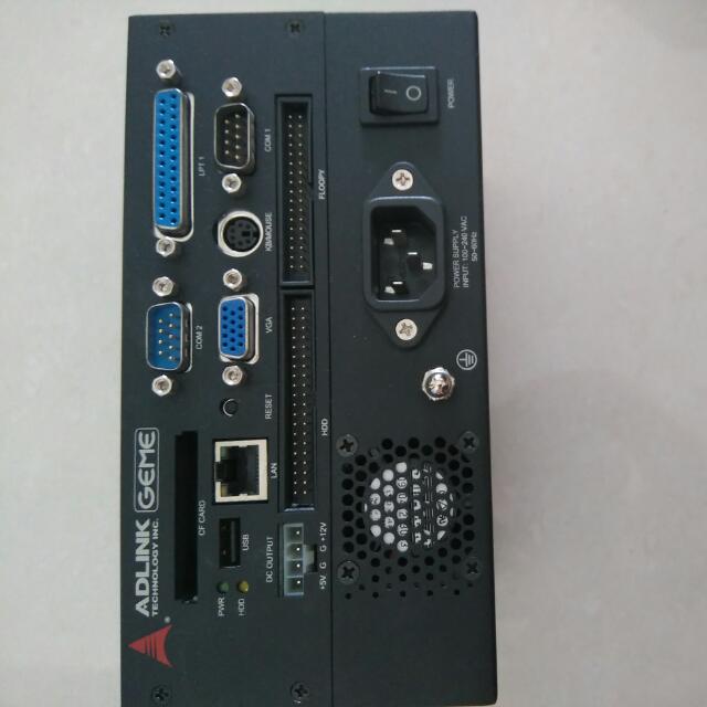 Adlink Geme Computer PC104 With LPT, 2 COM, VGA, KB/Mouse, Ethernet, USB, Floppy, HDD, DC output ...