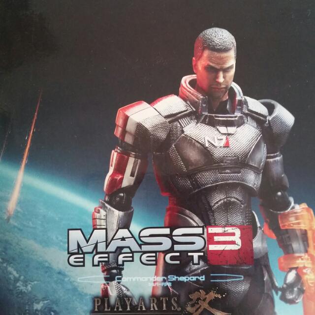 Commander Shepard Mass Effect Play Arts Kai, Hobbies & Toys, Toys ...