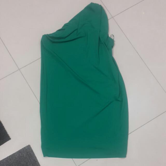 MNG green Toga Dress (Without Belt), Women's Fashion, Tops, Blouses on ...