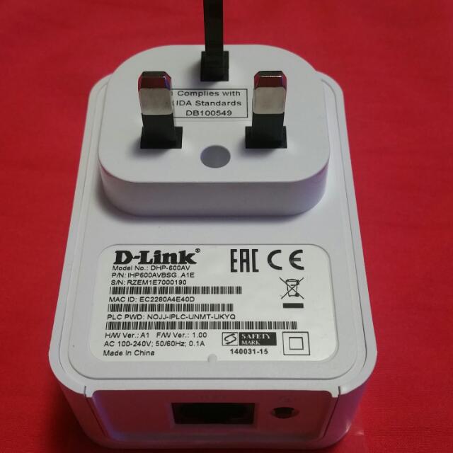 PowerLine AV2 600 Gigabit Adapter, Computers & Tech, Parts ...