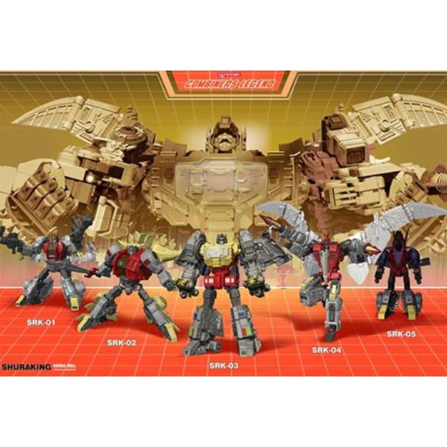 Transformers Gcreation Shuraking SRK-01 02 03 04 05 - Thunderous Growl ...