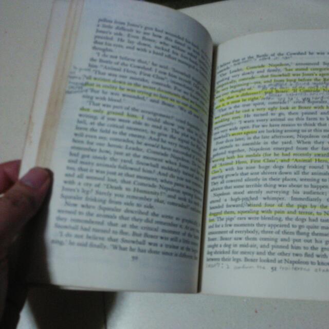 Animal Farm With Free Notes Inside The Book, Hobbies & Toys, Books ...