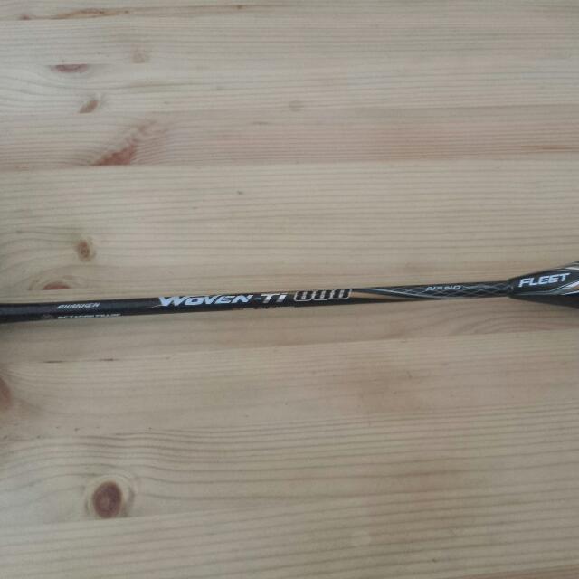 Fleet Woven Ti 888 Badminton Racquet, Sports Equipment, Sports & Games, Racket & Ball Sports on ...