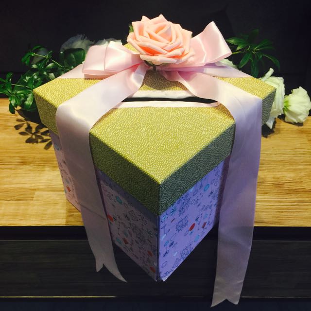 DIY Ang Bao Box For Wedding / Solemnization / ROM, Hobbies & Toys ...
